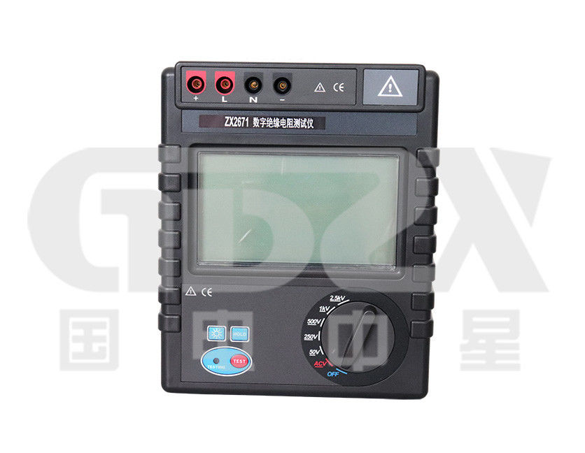 2500V 5000V High Voltage Digital Display Insulation Resistance Tester