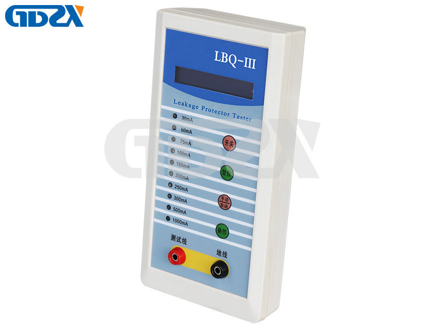 LBQ-III Handheld Leakage Protector Tester Single Phase / Three Phase ...