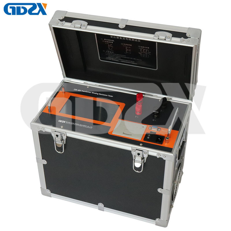 ZXR-40A 40A Transformer Testing Equipment DC Winding Resistance Tester ...