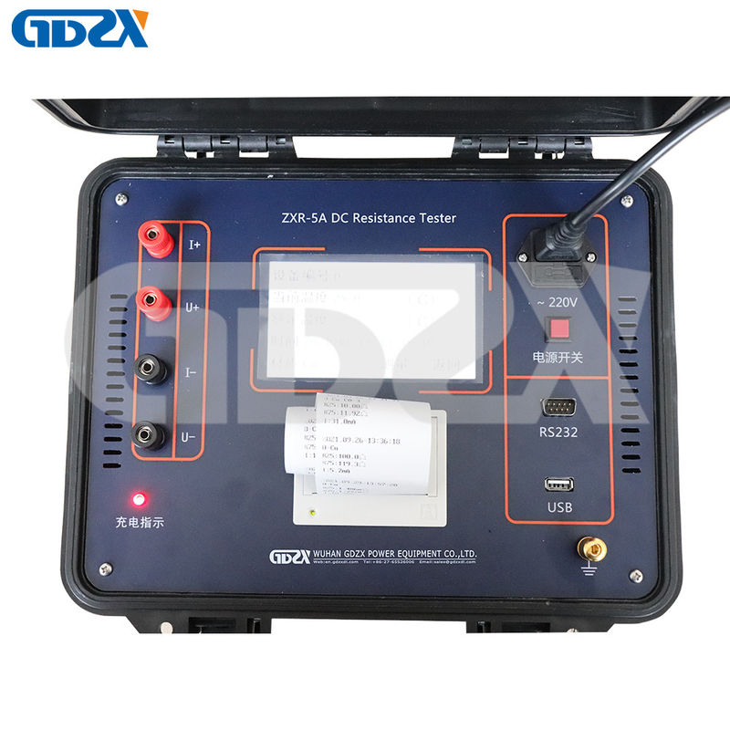 ZXR-5A Transformer Inductive Load DC Resistance Tester With Overvoltage ...