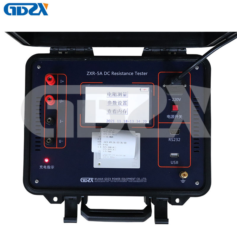 ZXR-5A Portable Yellow AC1.5kV 50Hz DC 5A Fast Test Transformer Winding ...