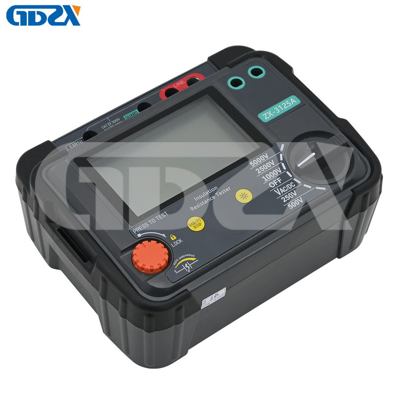 ZX-3125A 5000V Automatic Handheld High Voltage Insulation Resistance Tester
