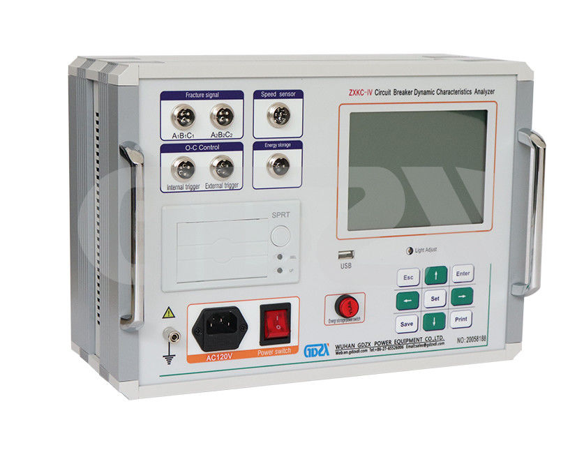 AC220V Switch Circuit Breaker Testing Equipment With 320×240mm LED