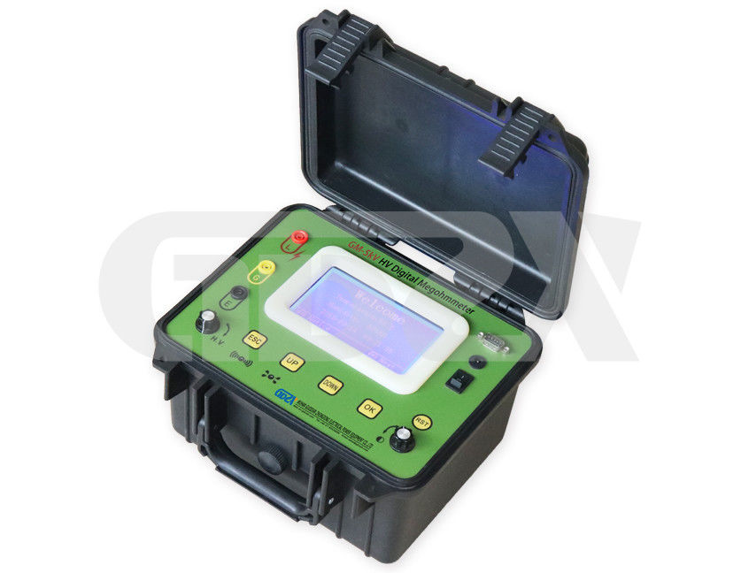 Adjustable Insulation Resistance Digital Megohmmeter High Voltage GM-5kV