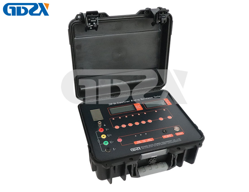 ZXR-3A High Accuracy 3A Transformer Winding Resistance Tester AC 220V