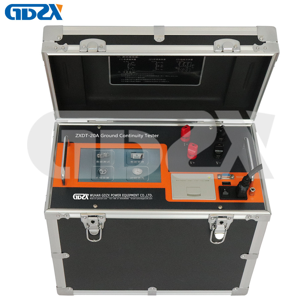 ZXDT-20A Factory Direct Sale Ground Continuity Down Lead Conductor Tester