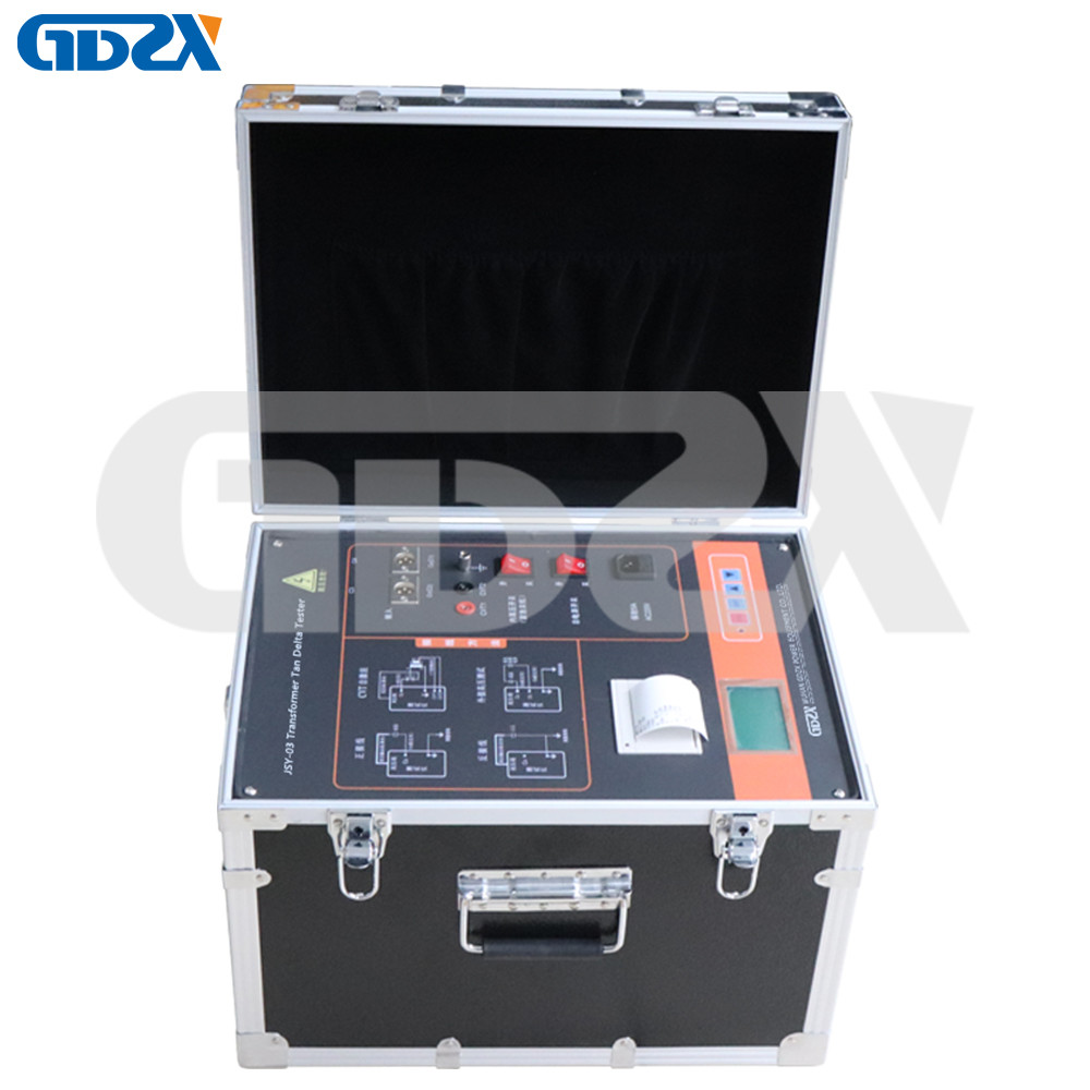 JSY-03 10kV 12kV Capacitance Tan Delta Tester for Power Transformer Testing