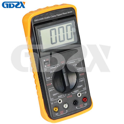 SMG2000E Easy Operation High Resolution Digital Double Clamp Phase Meter